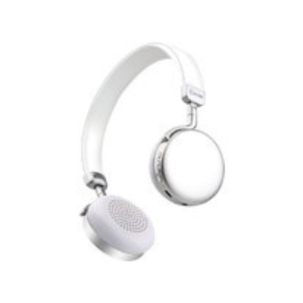 Silver Metallic Bluetooth Headphones Rechargeable - SVC Lighting